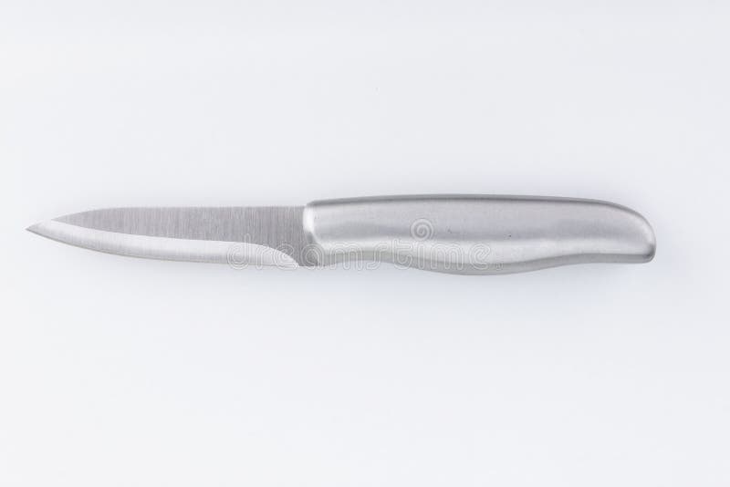 Set of Knives Isolated on White Stock Image - Image of household ...