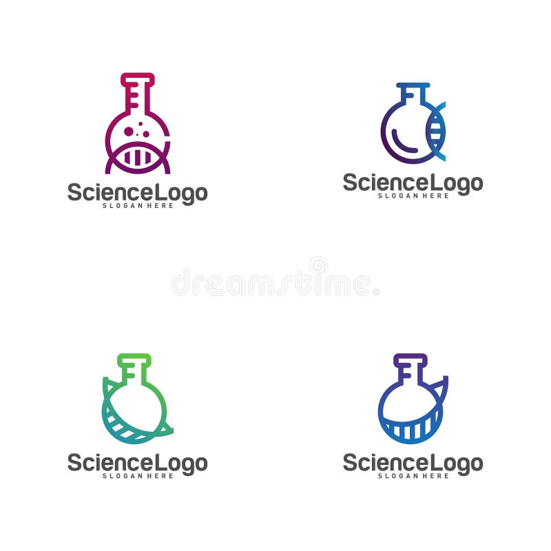 Set of Lab Logo Design Concept Vector. Creative Lab Logo Template Stock ...