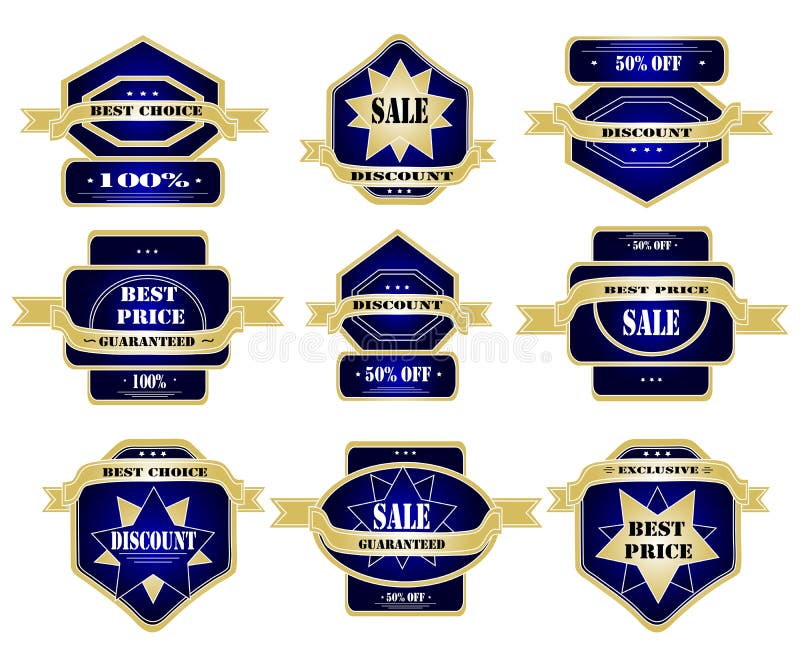 Set of label. Vector stock illustration. Illustration of emblem - 36132296