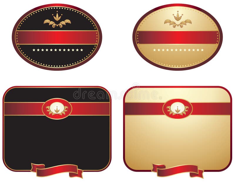 Set of labels stock vector. Illustration of business - 14009030