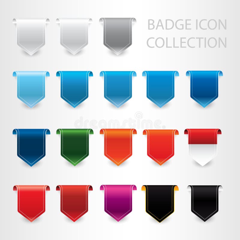 Set of Labels Badges and Stickers. Vector Illustration. Stock Vector ...