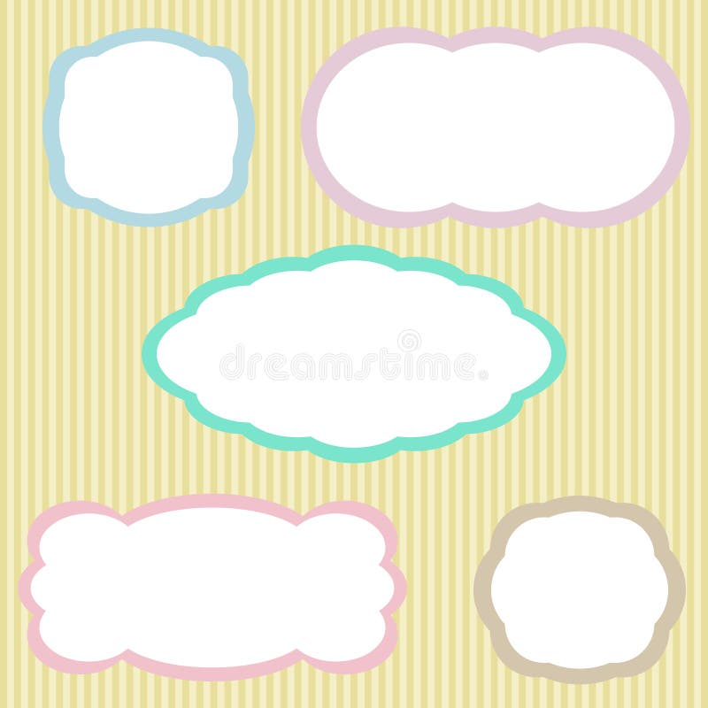 Set of Labels for Design or Templates. Stock Illustration ...