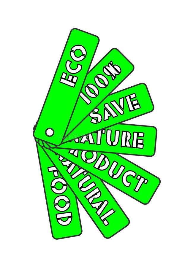 Environmental labels stock illustration. Illustration of label - 26009863