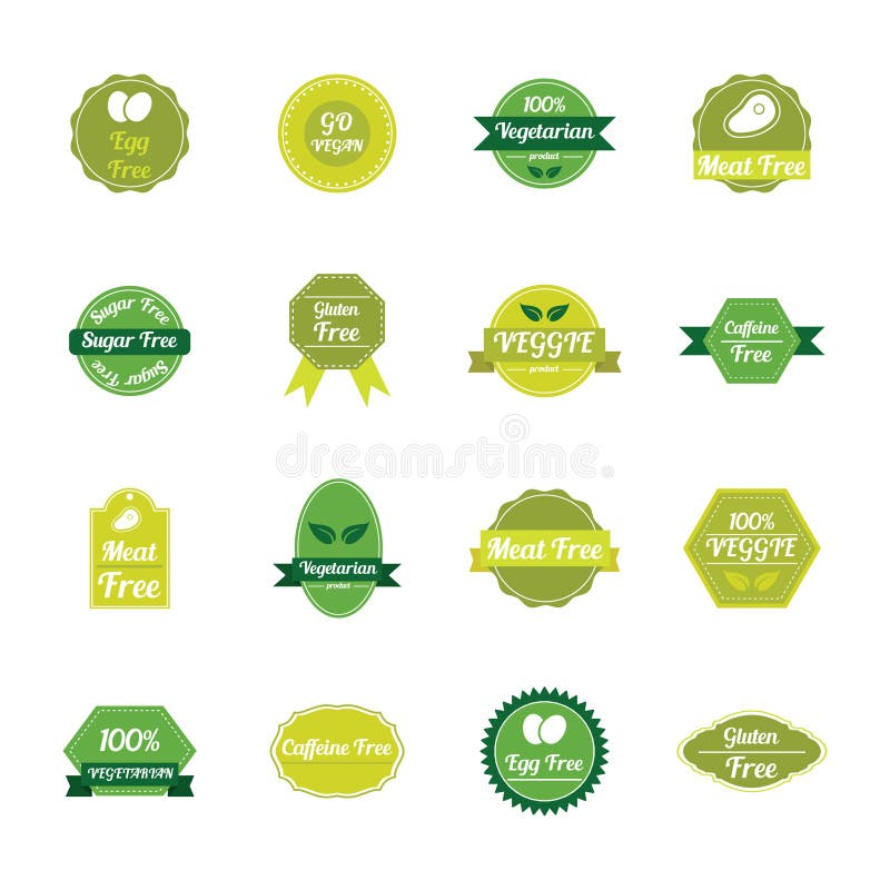 Set of Labels. Vector Illustration Decorative Design Stock Vector ...