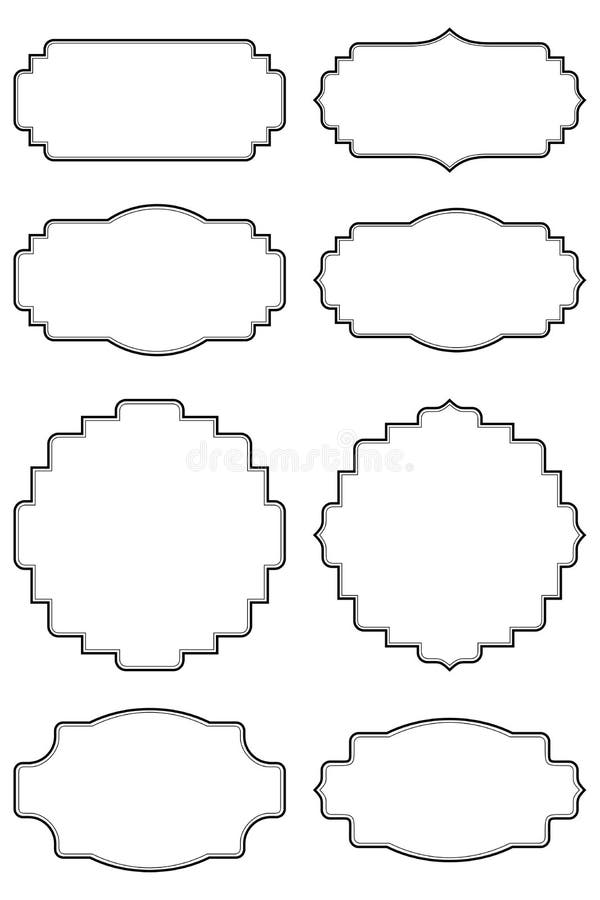 Set Labels on White Background. Vector Illustration Stock Vector ...