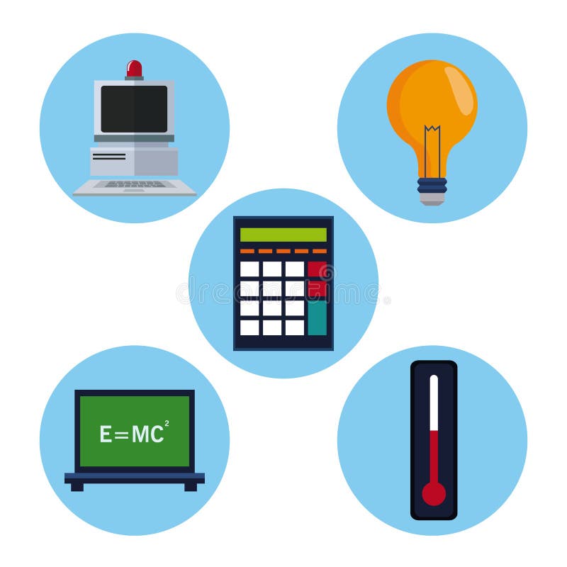 Set Laboratory Research Science Stock Vector - Illustration of ...