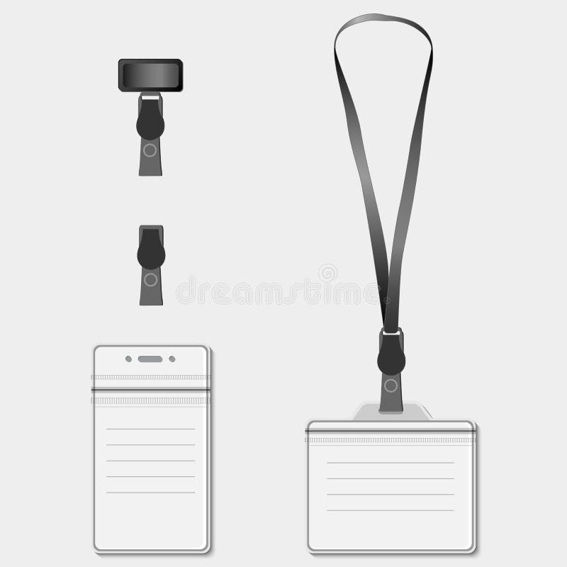 Name Tag Badge Retractor Stock Illustrations – 188 Name Tag Badge ...