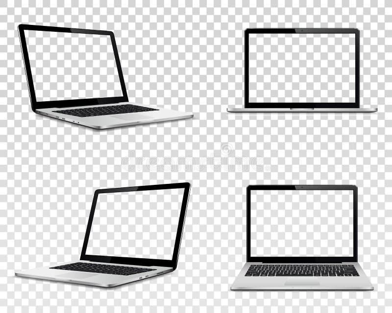 Laptop with Transparent Screen Isolated on Transparent Background Stock ...