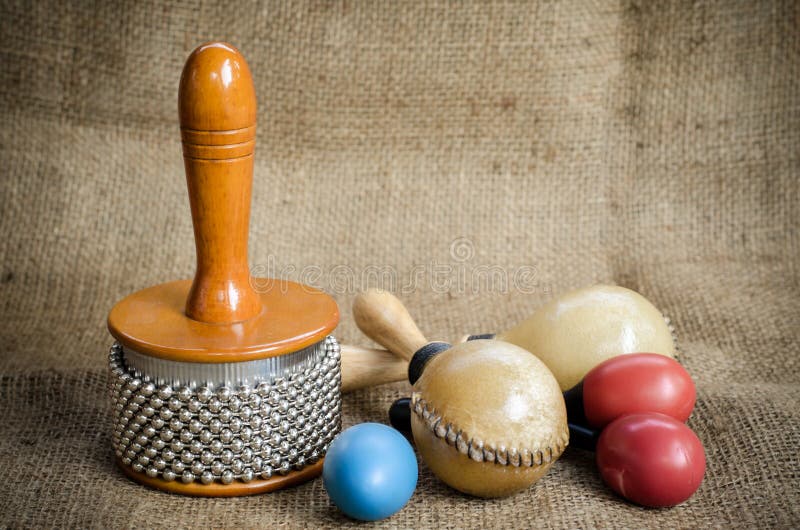 Set of Latin percussion stock image. Image of instrument - 36354573