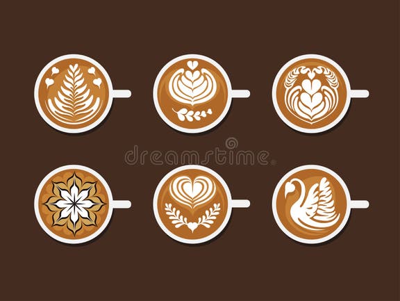 Latte Art Stock Illustrations – 103,520 Latte Art Stock Illustrations ...