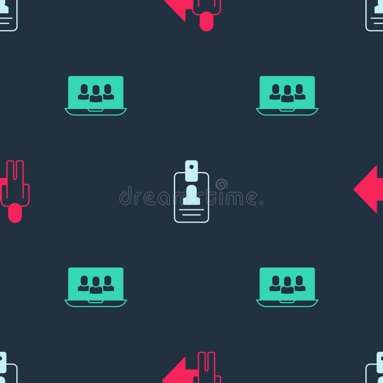 Set Leader of a Team of Executives, Identification Badge and Project ...
