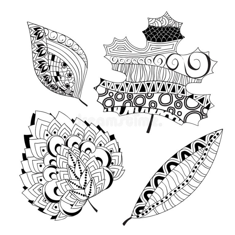 Leaf Doodle Stock Illustrations – 328,475 Leaf Doodle Stock ...