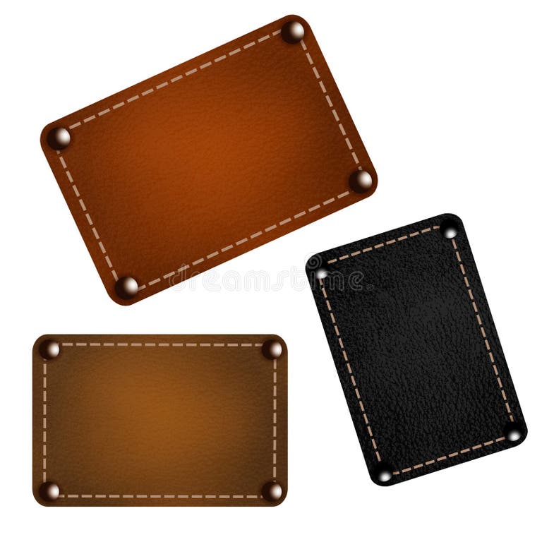 Leather Labels Stock Illustrations – 737 Leather Labels Stock ...