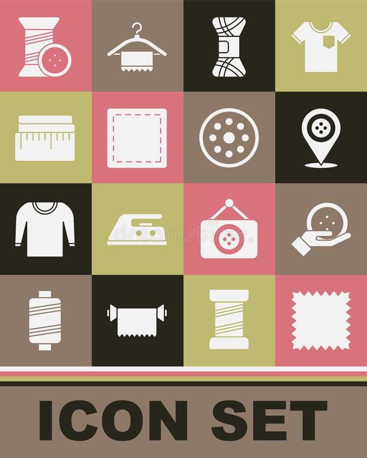 Set Leather, Sewing Button, Location Tailor Shop, Yarn, Pattern, Tape ...