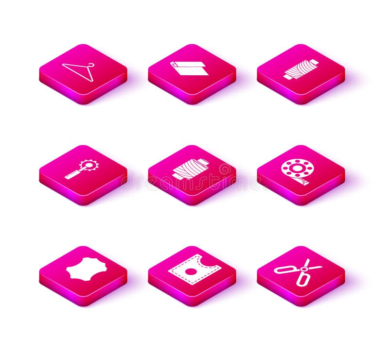 Set Leather, Sewing Pattern, Cutter Tool, Thread on Spool, Scissors ...