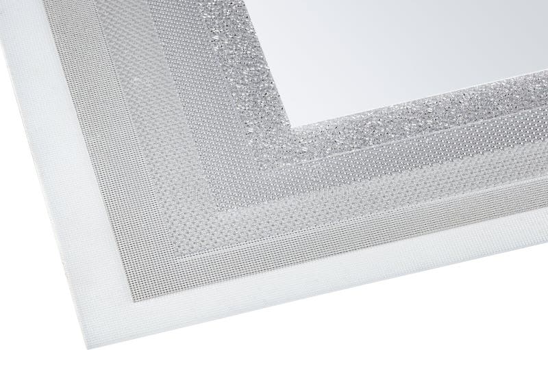 Set of LED Light Diffusing Acrylic Sheets on White Background Stock ...