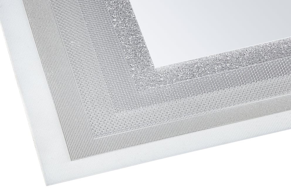 Set of LED Light Diffusing Acrylic Sheets on White Background Stock ...