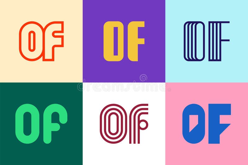 Set of letter of logos stock vector. Illustration of curve - 292276952