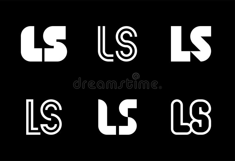 Set of letter LS logos stock vector. Illustration of identity - 294053378