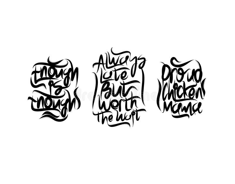 Save Lettering Text. Modern Calligraphy Style Vector Illustration Stock ...