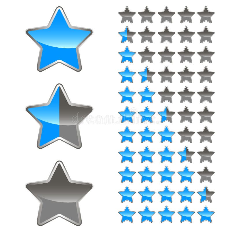 A Set of Levels for Any Design Stock Vector - Illustration of progress ...