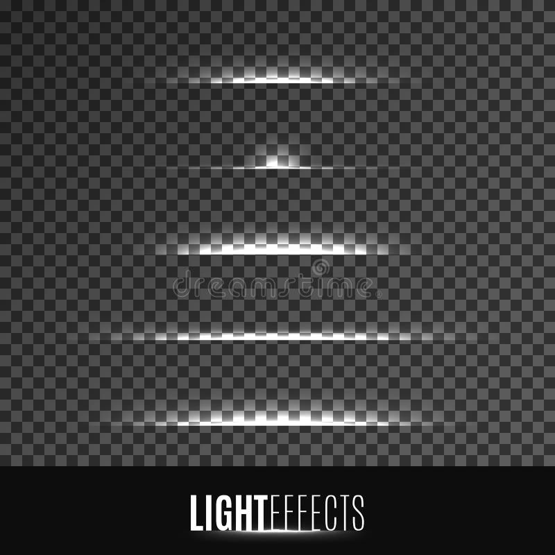 Set of light effects stock vector. Illustration of beam - 72631351