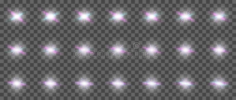 A Set of Light Effects for Flash Animation. Each Element in a Separate ...