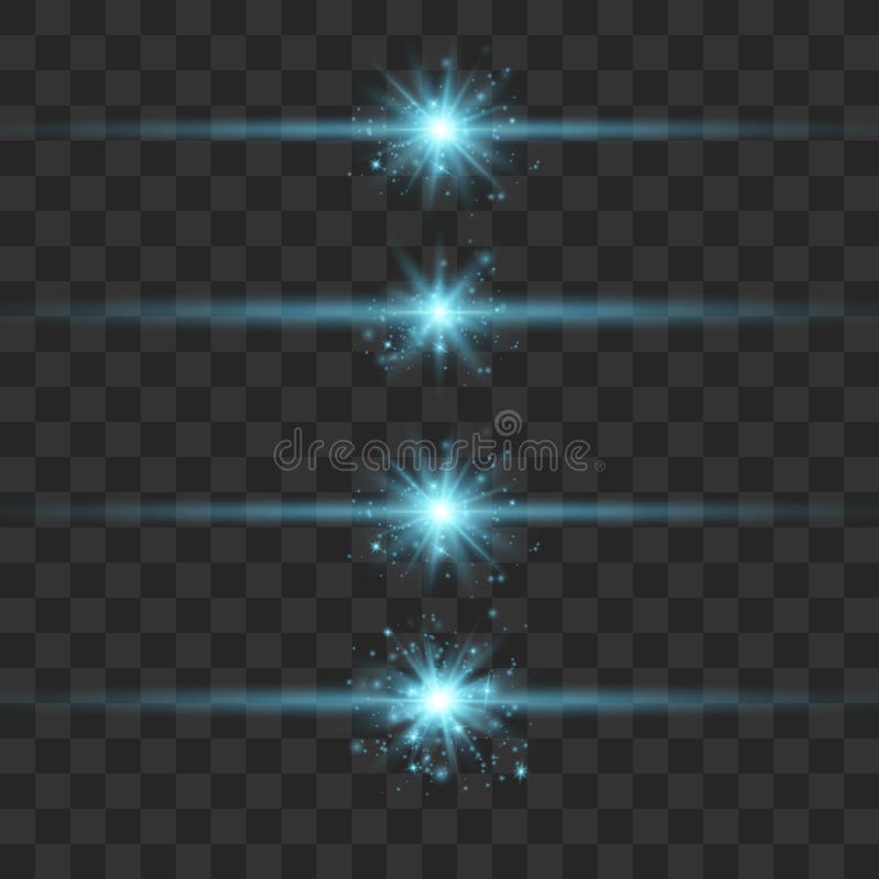 Set of Light Effects stock vector. Illustration of futuristic - 142545310