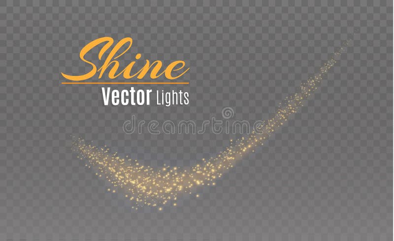 A Set of Lightning Magic and Bright Light Effects. Vector Illustration ...