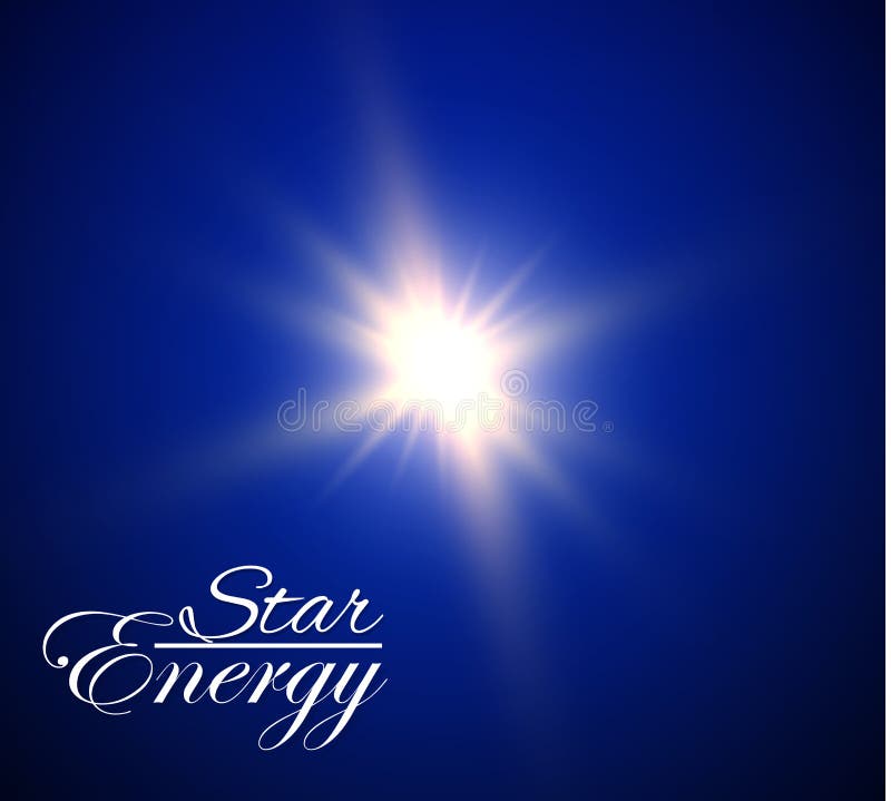 A Set of Lightning Magic and Bright Light Effects. Vector Illustration ...