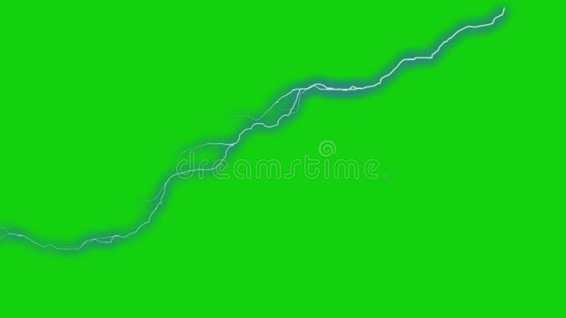 Lightning Strike on Green Screen Stock Footage - Video of green, nature ...