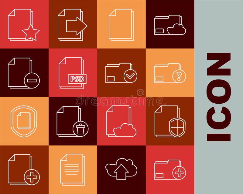 Set Line Add New Folder, Document Protection Concept, Unknown Document ... Set Line Add New Folder, Document Protection Concept, Unknown Document ...