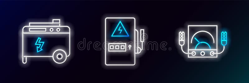 Set Line Ampere Meter, Multimeter, Voltmeter, Portable Power Electric ...