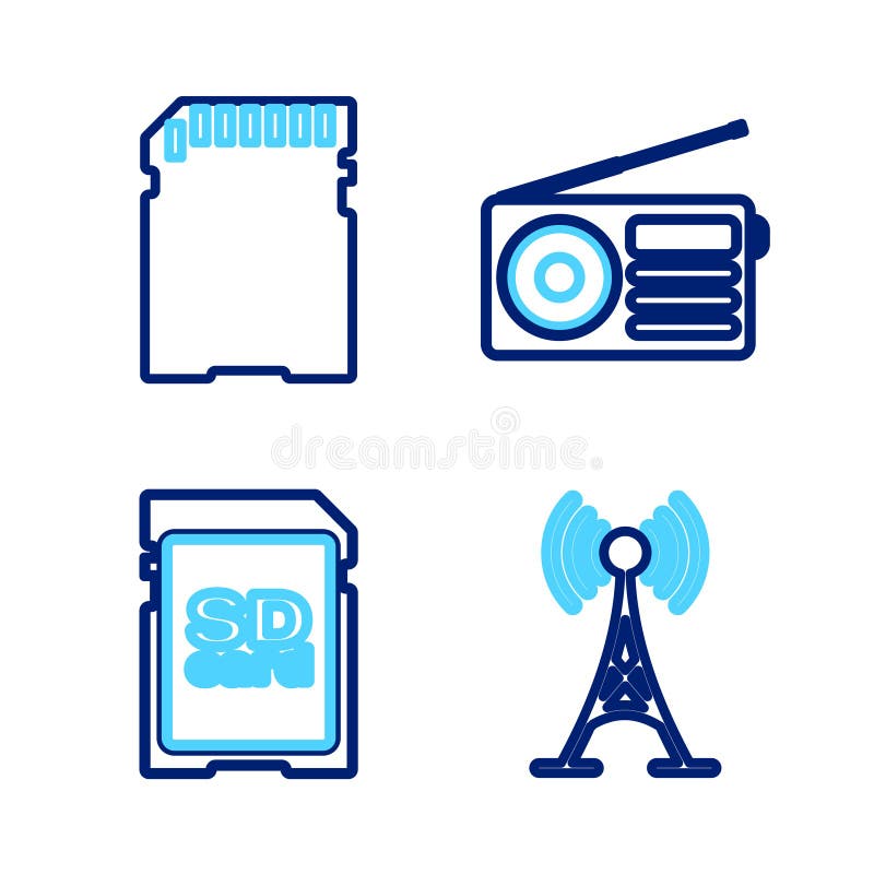 ID Card TV and Radio Broadcaster Stock Vector - Illustration of card ...