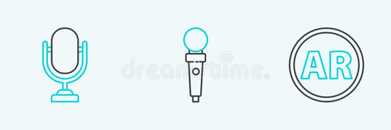 Microphone Ar Stock Illustrations – 105 Microphone Ar Stock ...