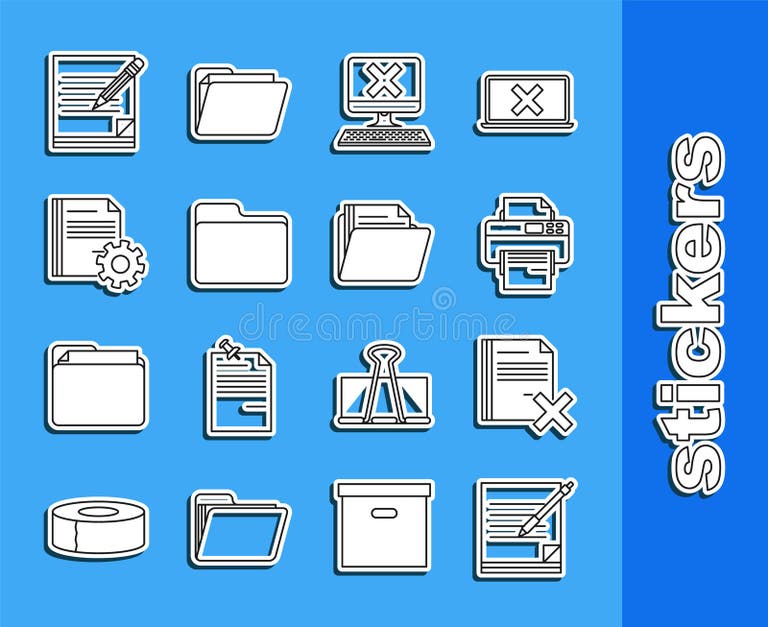 Mark Folder Settings Stock Illustrations – 1,103 Mark Folder Settings ...