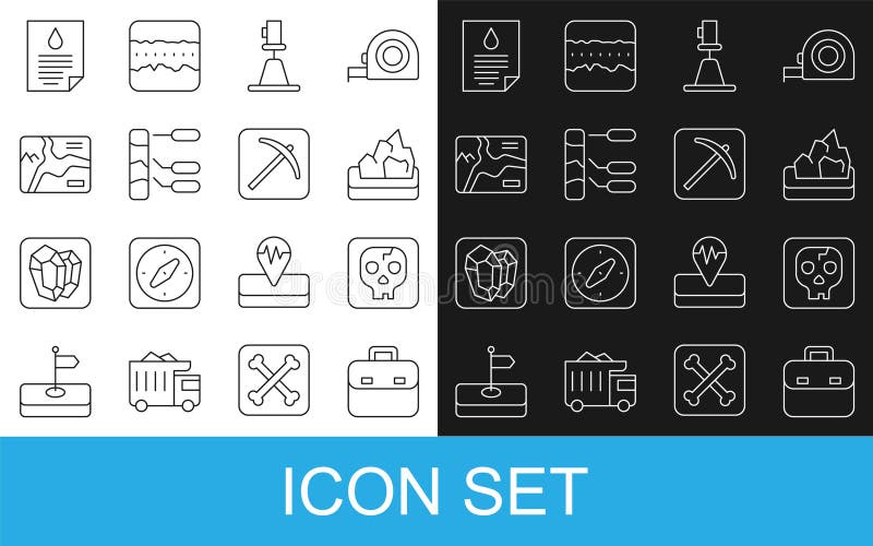 Set Line Briefcase, Archeology, Ore Mining, Tacheometer, Theodolite ...