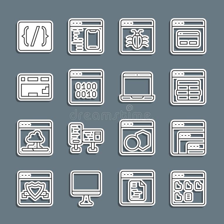 Set Line Browser Files, Software, MySQL Code, System Bug, Binary, Keyboard, Programming Language ...
