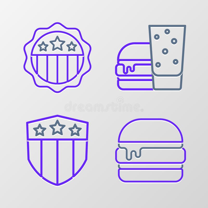Burger Shield Stock Illustrations – 1,058 Burger Shield Stock ...