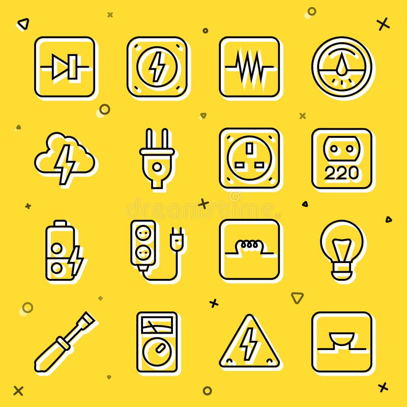 Set Line Buzzer in Electronic Circuit, Creative Lamp Light Idea ...