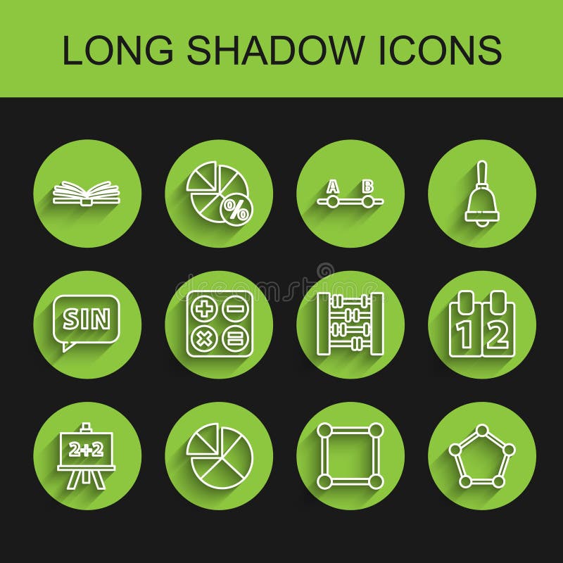 Set Line Calculator, Abacus, Mobile Calculator Interface, Chalkboard ...