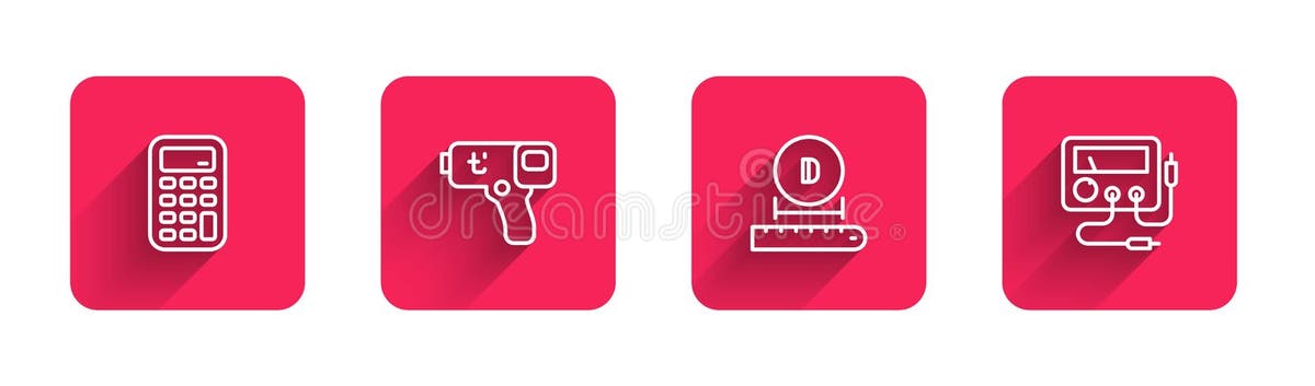 Digital Thermometer Calculator Stock Illustrations – 58 Digital ...