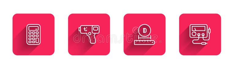 Digital Thermometer Calculator Stock Illustrations – 58 Digital ...