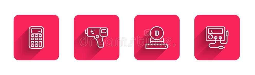 Digital Thermometer Calculator Stock Illustrations – 58 Digital ...