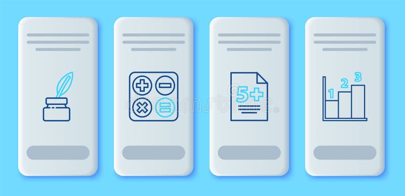 Set Line Calculator, Test Exam Sheet, Feather and Inkwell and Graph ...