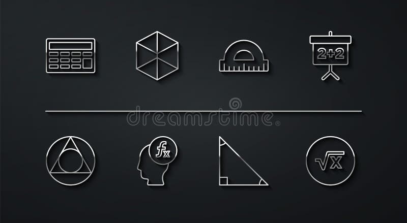 Set Line Calculator, Triangle Math, Chalkboard, Function Mathematical ... Set Line Calculator, Triangle Math, Chalkboard, Function Mathematical ...