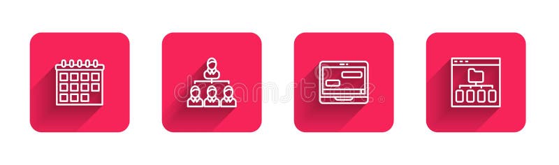 Red Organizational Chart Stock Illustrations – 516 Red Organizational ...