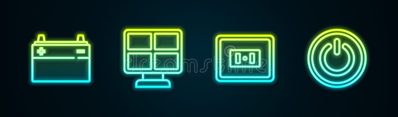 Power Button Neon Stock Illustrations – 3,075 Power Button Neon Stock ...