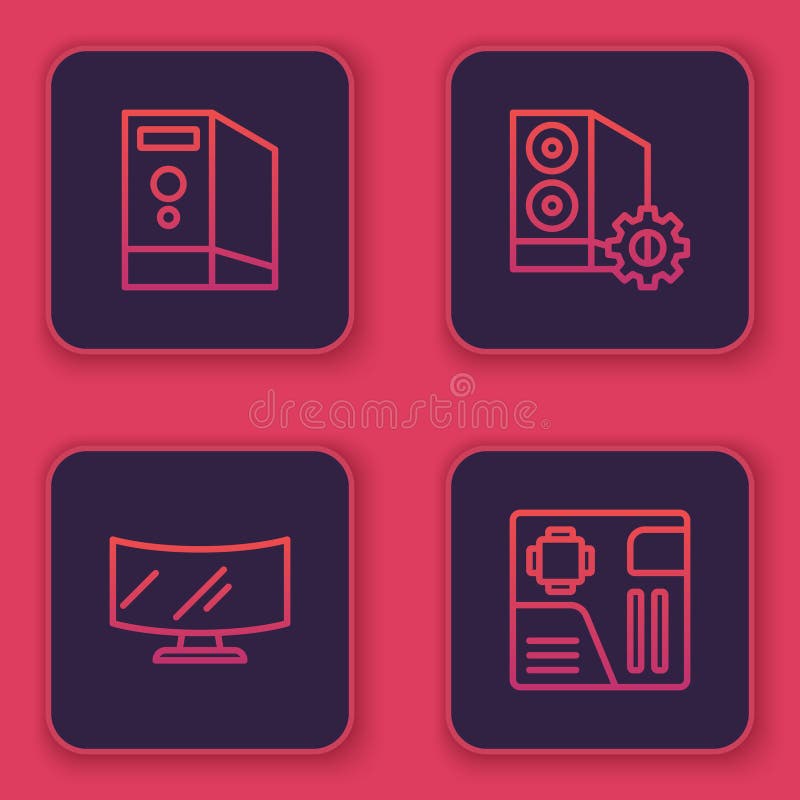 Computer Digital Chip Stock Illustrations – 137,504 Computer Digital ...