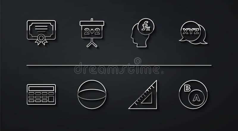 Set Line Certificate Template, Calculator, XYZ Coordinate System ... Set Line Certificate Template, Calculator, XYZ Coordinate System ...